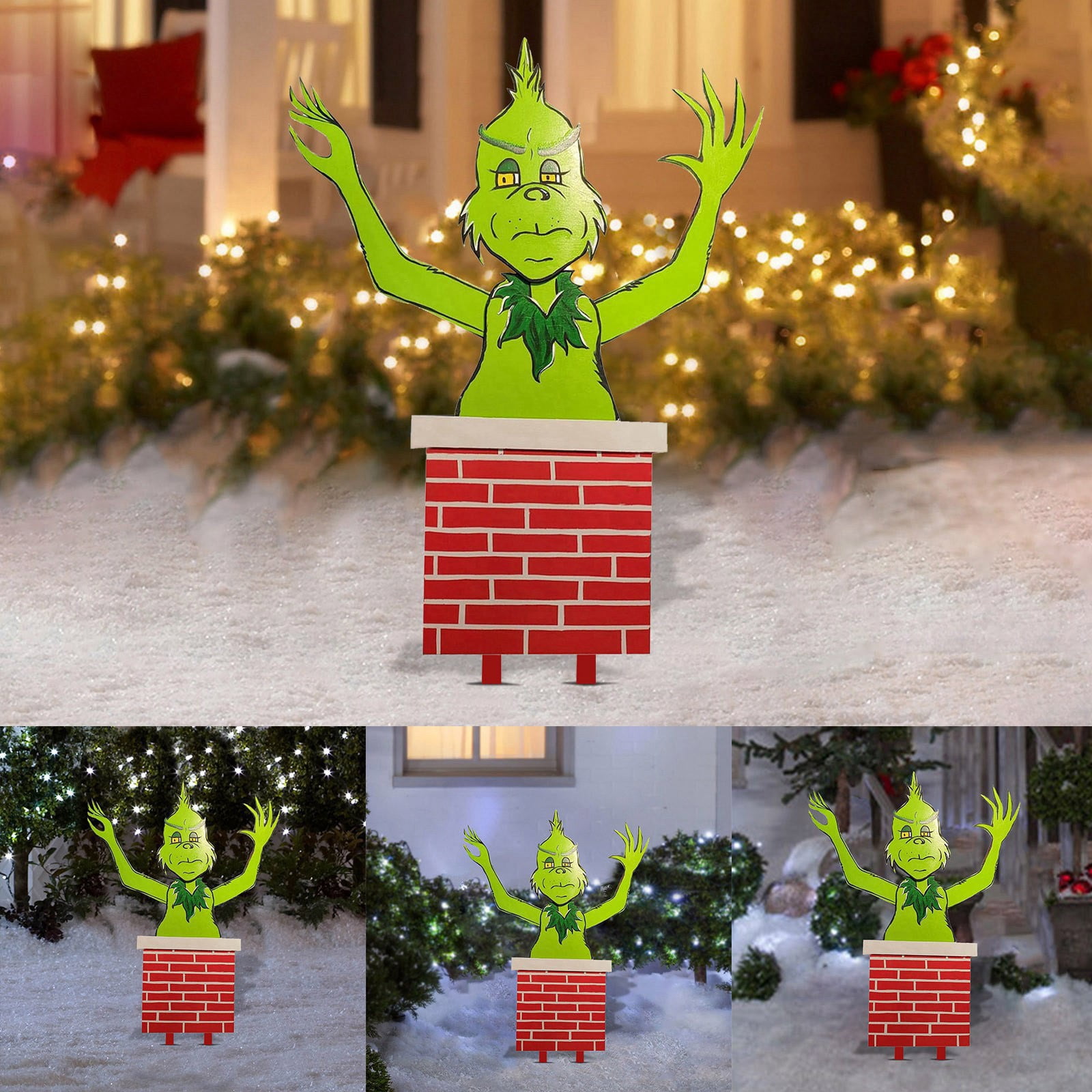 Grinch Yard Stakes Christmas, Grinch Yard Sign Christmas Yard ...