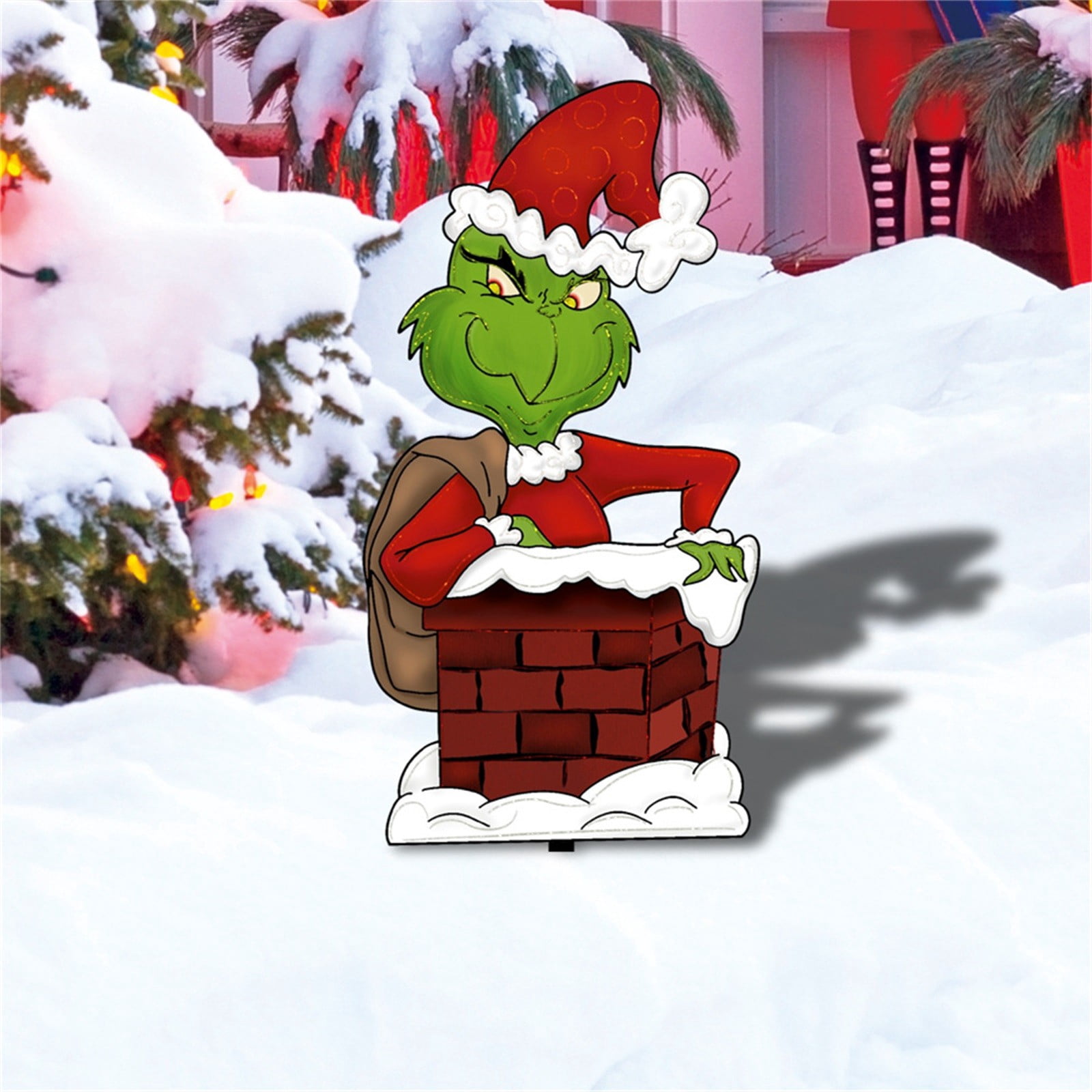 Grinch Yard Stakes Christmas, Grinch Yard Sign Christmas Yard ...