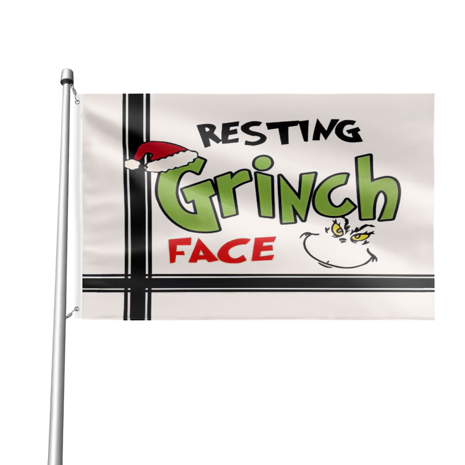 Grinch double-sided 3x5 foot Christmas flag Christmas background ...
