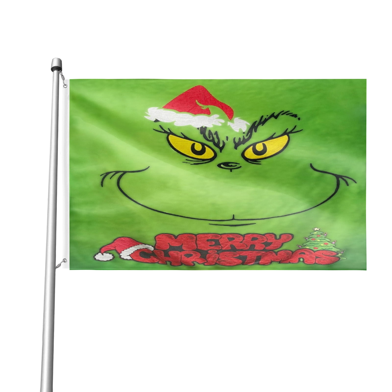 Grinch double-sided 3x5 foot Christmas flag Christmas background ...
