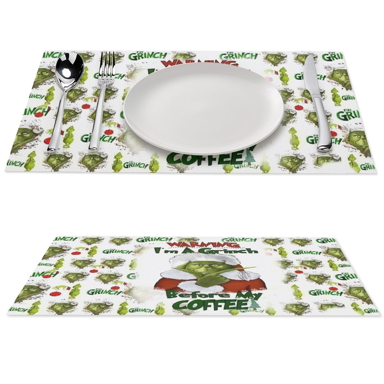 Grinch kids plastic waterproof placemat 6 PCS - Walmart.com