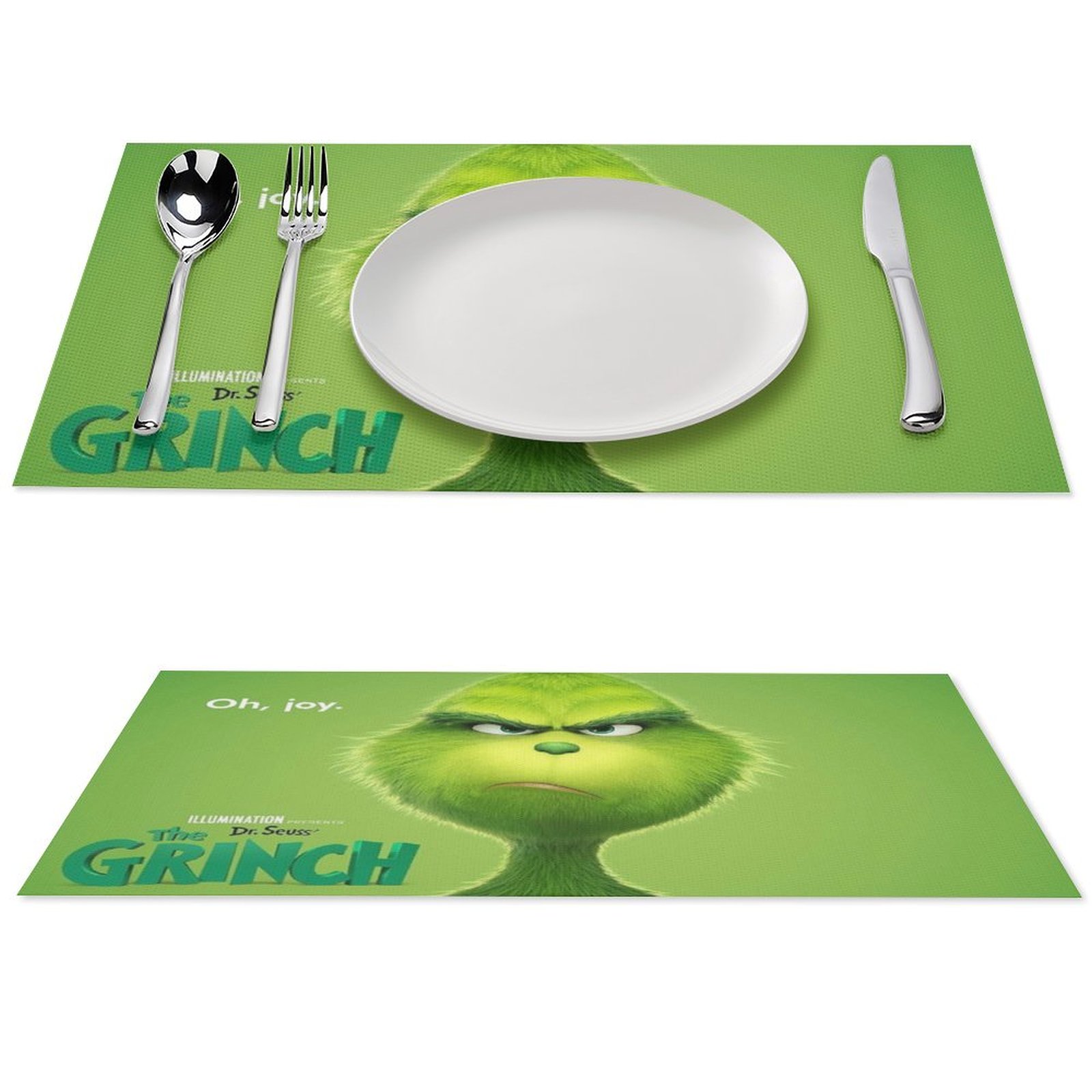 Grinch kids plastic waterproof placemat 6 PCS - Walmart.com