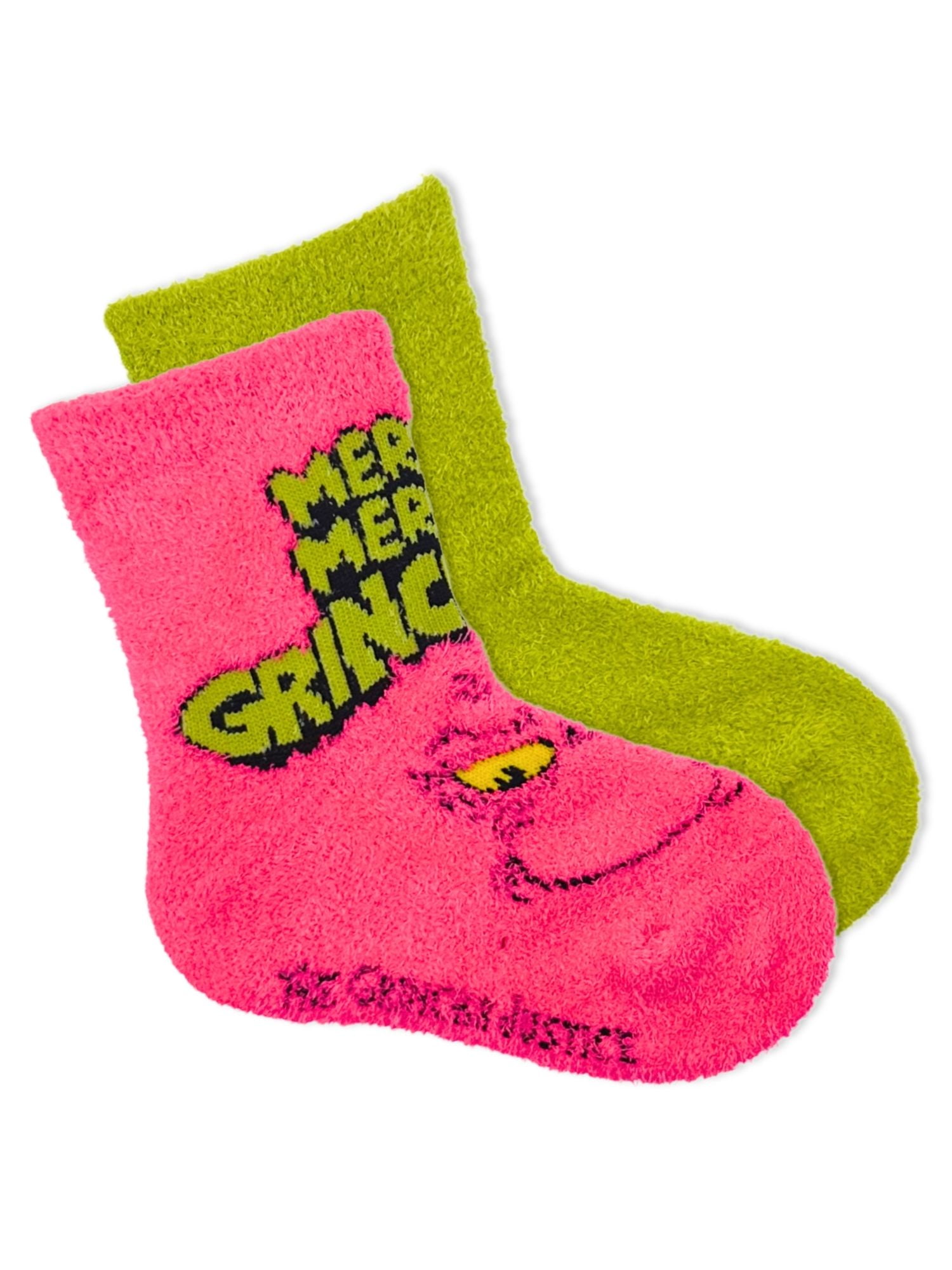 Grinch x Justice Girls Cozy Socks, 2-Pack, Sizes S/M-M/L - Walmart.com