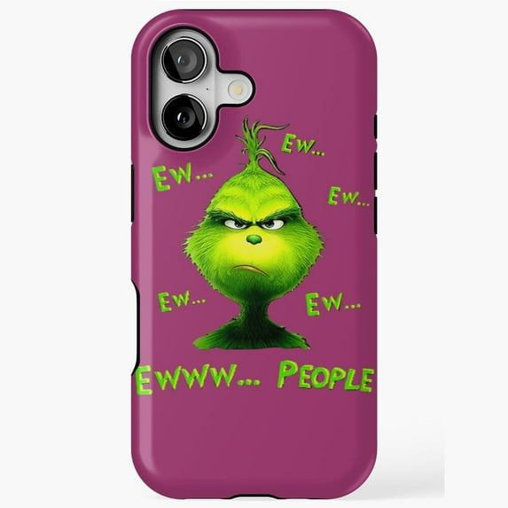 Grinchew People Funny Holiday Parody Phone Case for iPhone 11 12 13 14 ...