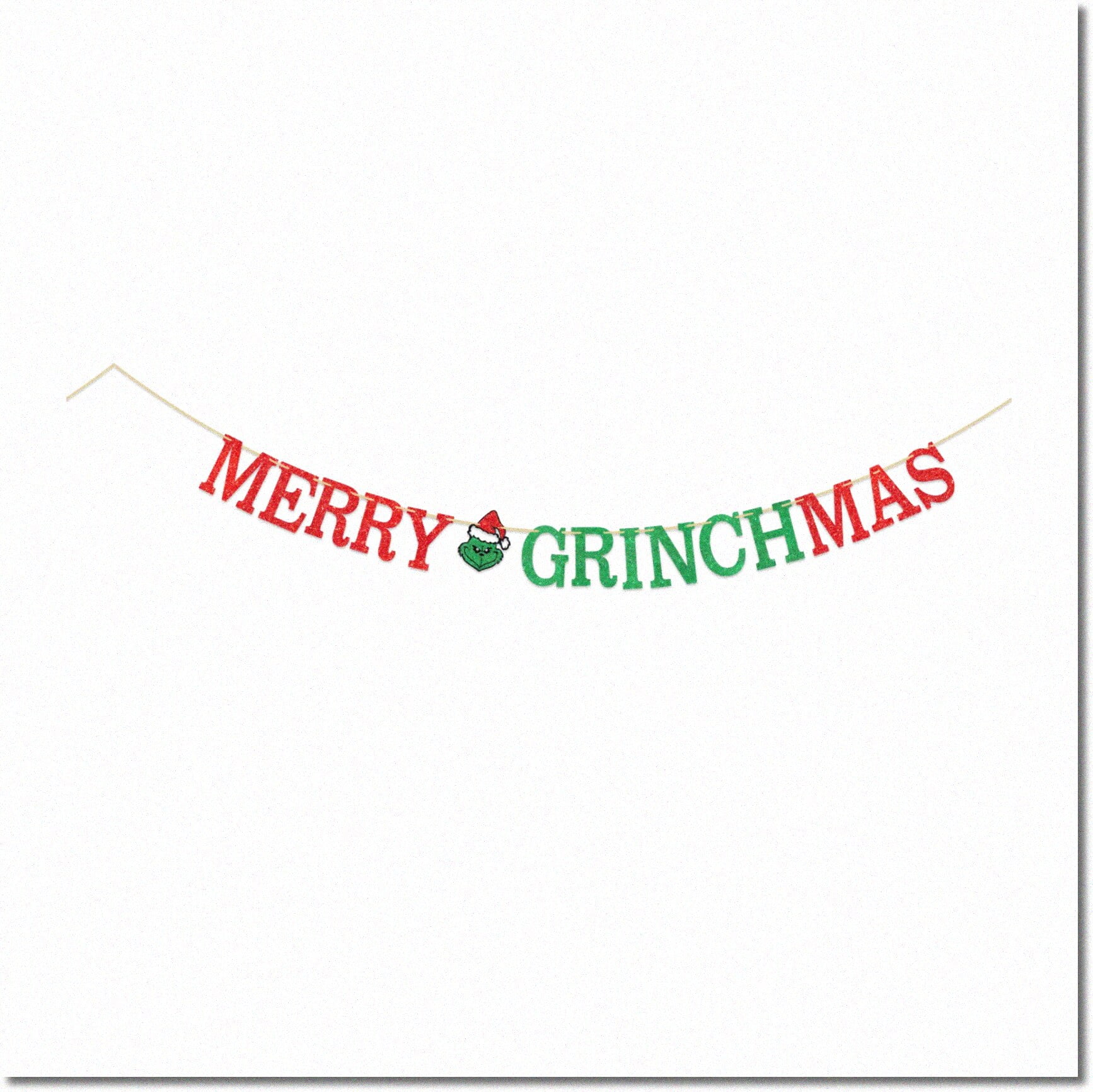 Grinchmas Fun-Filled Banner: Vibrant Red & Green Grinch Party ...