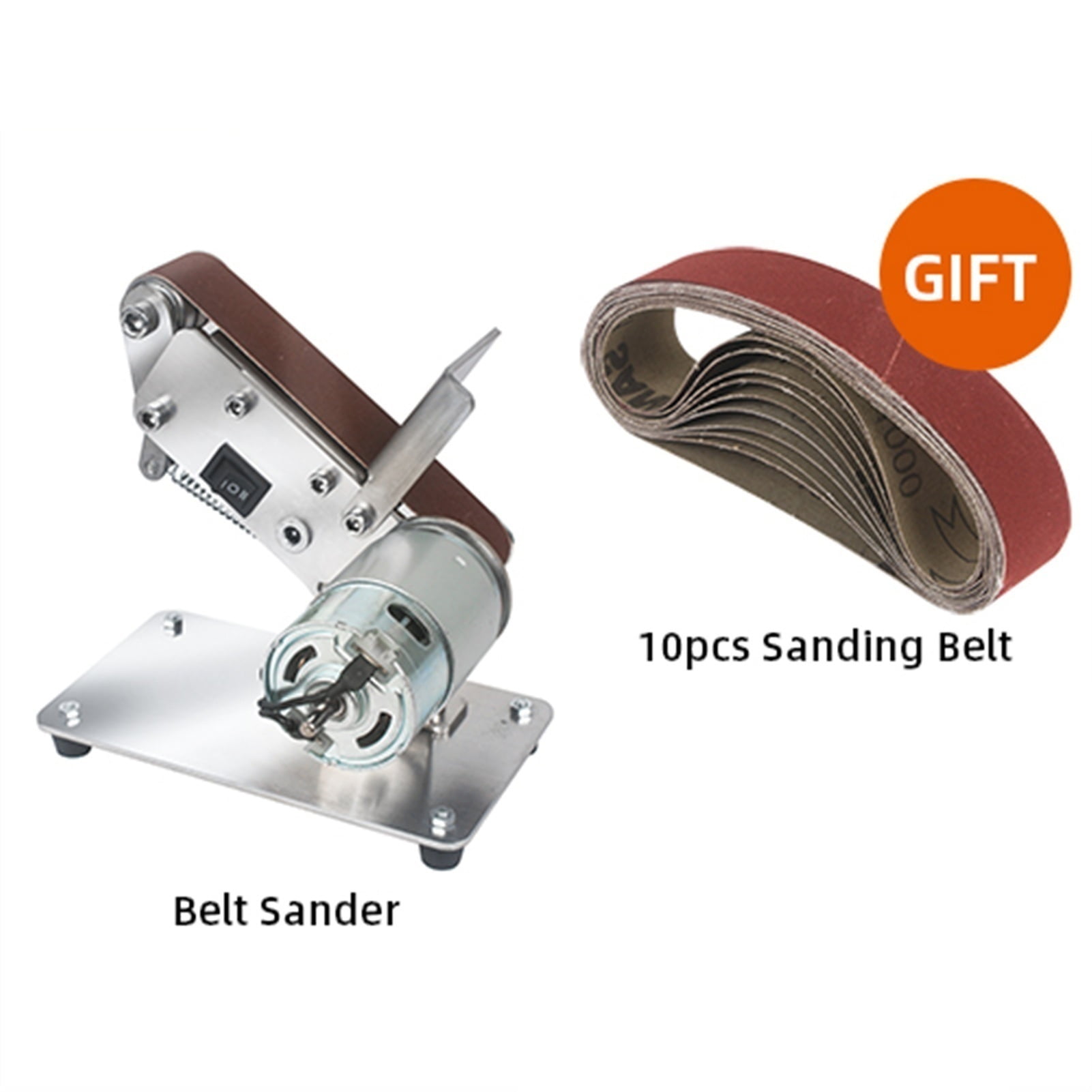 Grinder Electric Belt Sander DIY Sander Polisher Mini Polishing Machine ...