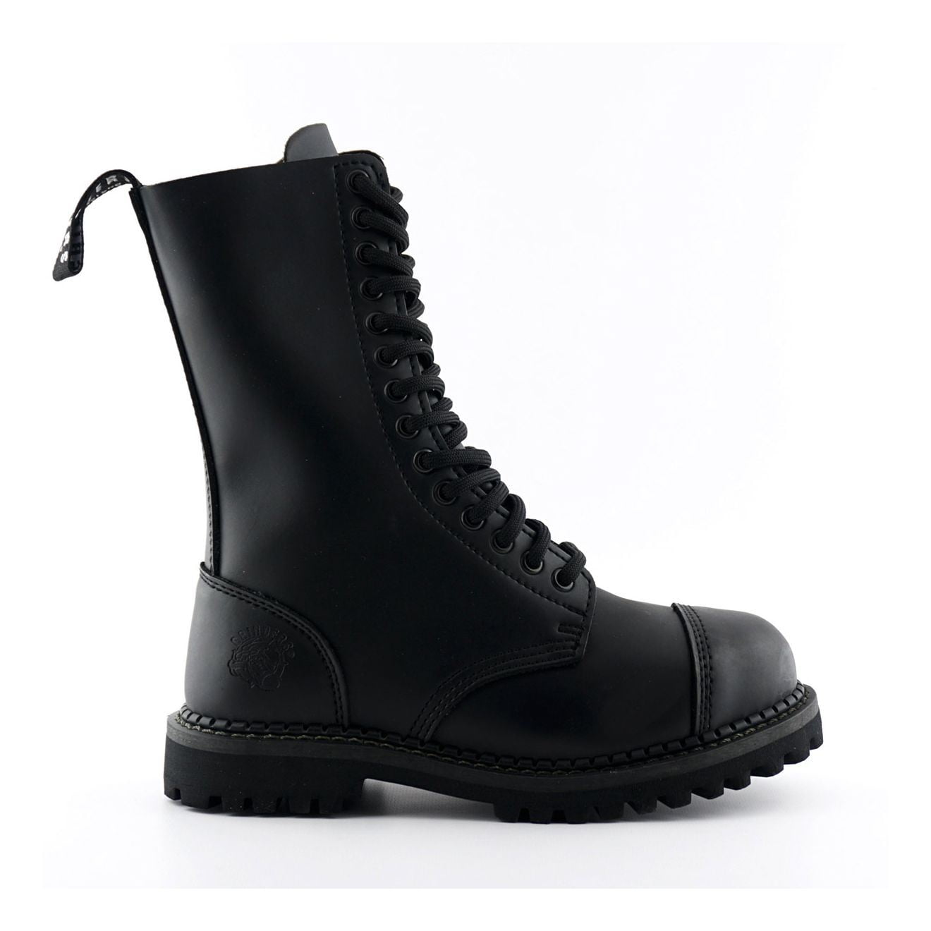 Grinders Herald CS Unisex 14 Eyelet Lace Up Steel Toe Leather Boot In ...