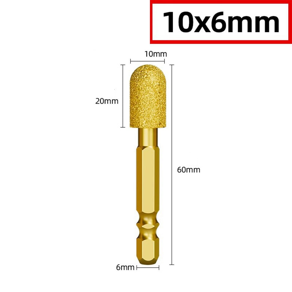 Grinding Head Hexagonal Handle Carbide Rotary File Cast Iron Stone Hand ...