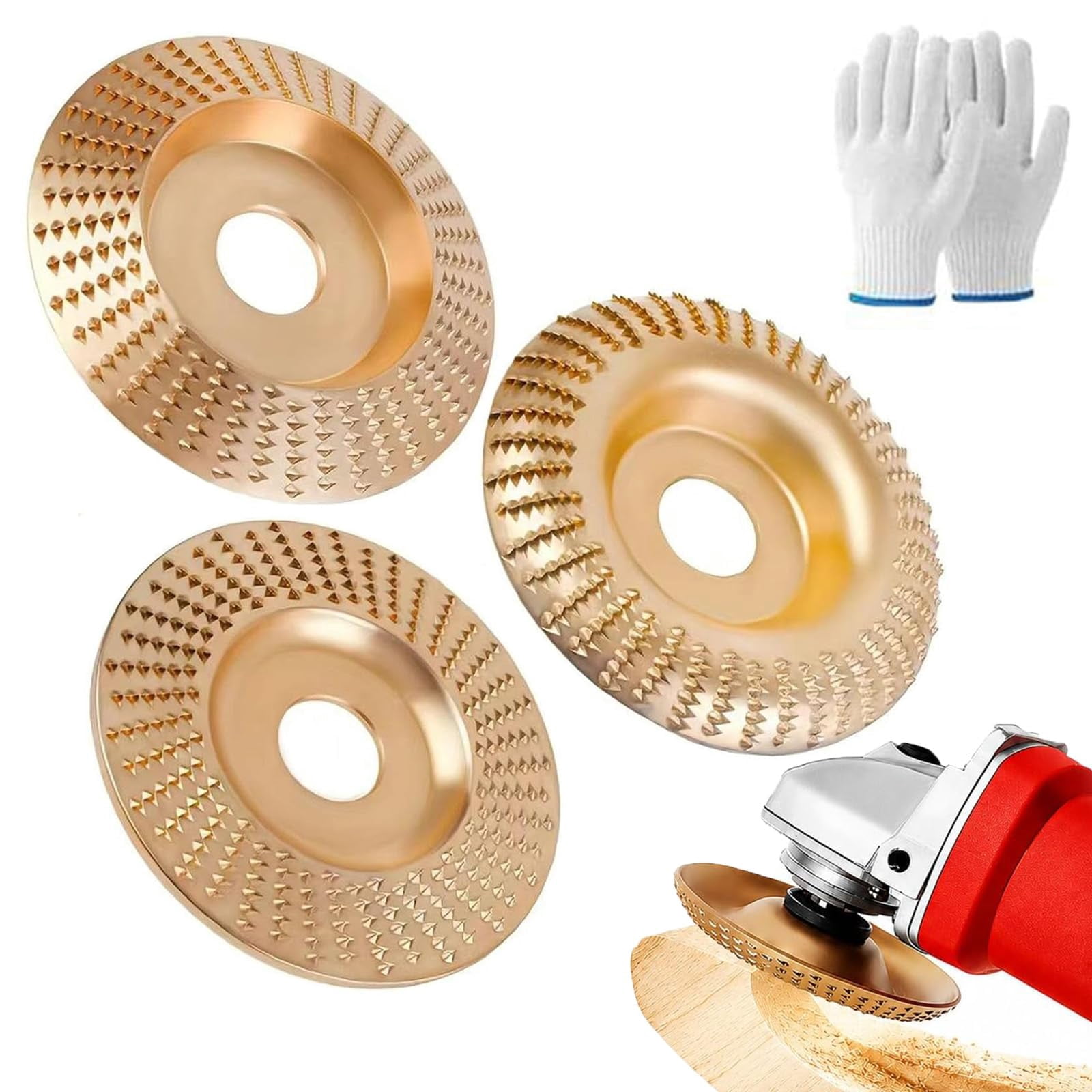 Grinding Wheel Wood Carving Disc, Upgraded Thickened Fast-Cut Angle ...