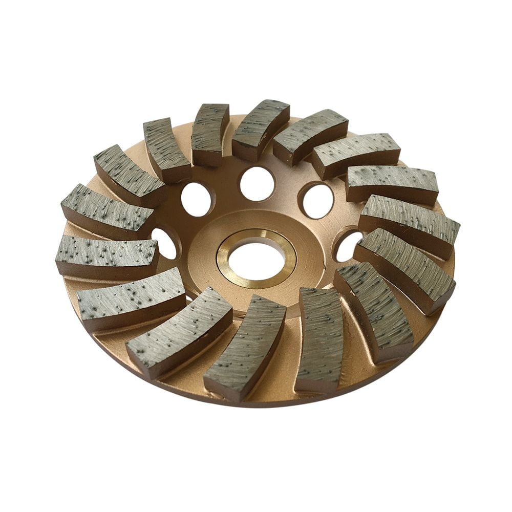 EDiamondTools 4" Diamond Grinding Wheels for Concrete or Masonry, 16 ...