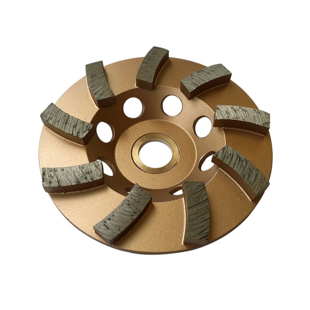 EDiamondTools 4" Diamond Grinding Wheels for Concrete or Masonry, 9 ...