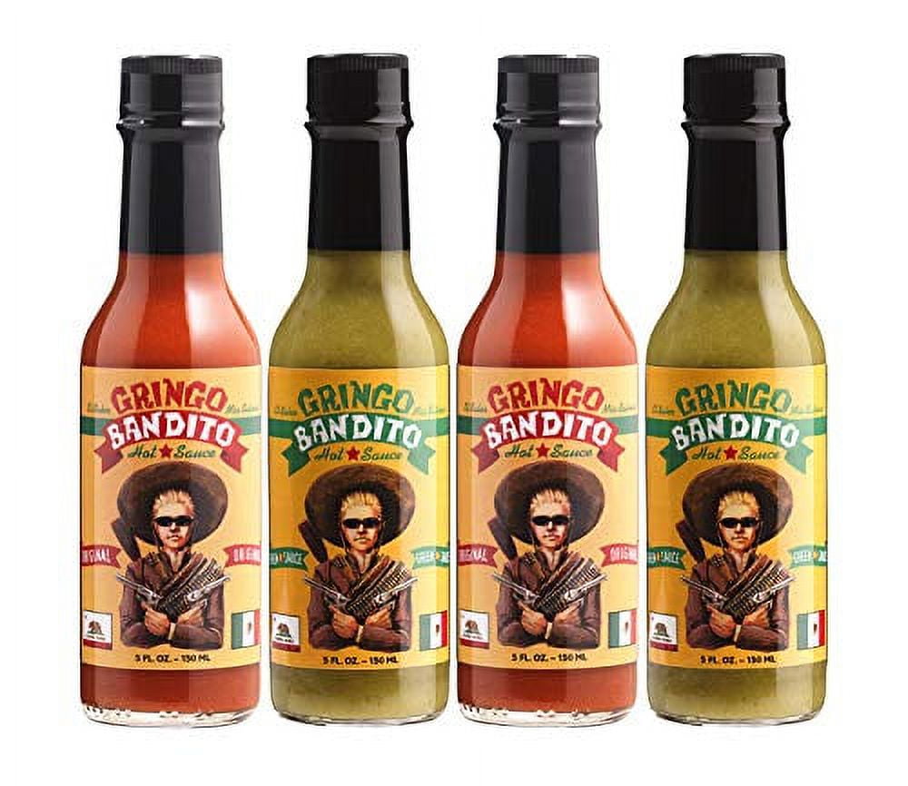 Gringo Bandito Hot Sauce, Variety Pack, 5 oz (Pack of 4) - Walmart.com