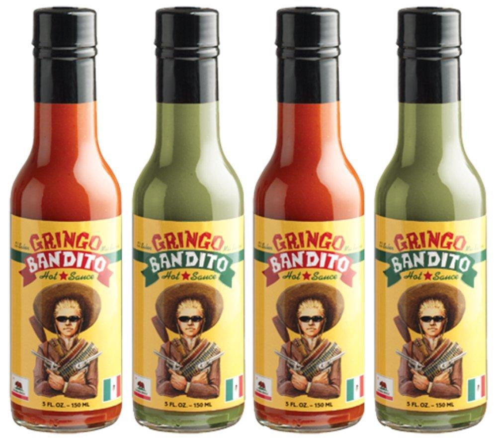 Gringo Bandito Hot Sauce, Variety Pack, 5 oz (Pack of 4) NEW - Walmart.com