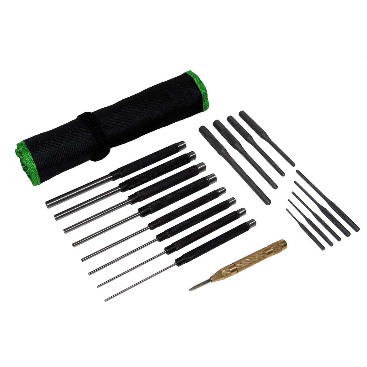 Grip 18 pc Heavy Duty Roll Pin Punch Gunsmithing Set - Walmart.com