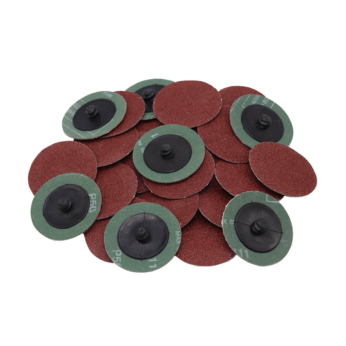 Grip 25 pc 2" Quick Change Sanding Discs (50 Grit) - Grinding and ...