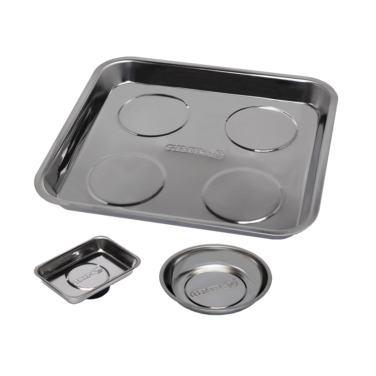 Grip 3 pc Magnetic Tool Tray Set - Walmart.com