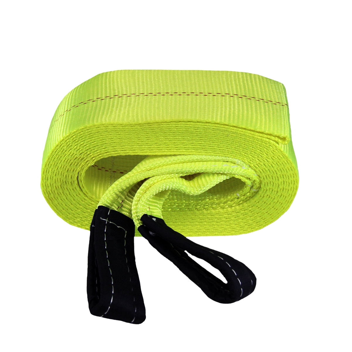 Grip Heavy Duty Vehicle Recovery Tow Strap with Car Loops, 30 ft x 4 in ...
