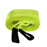Grip Heavy Duty Vehicle Recovery Tow Strap with Car Loops, 30 ft x 4 in ...