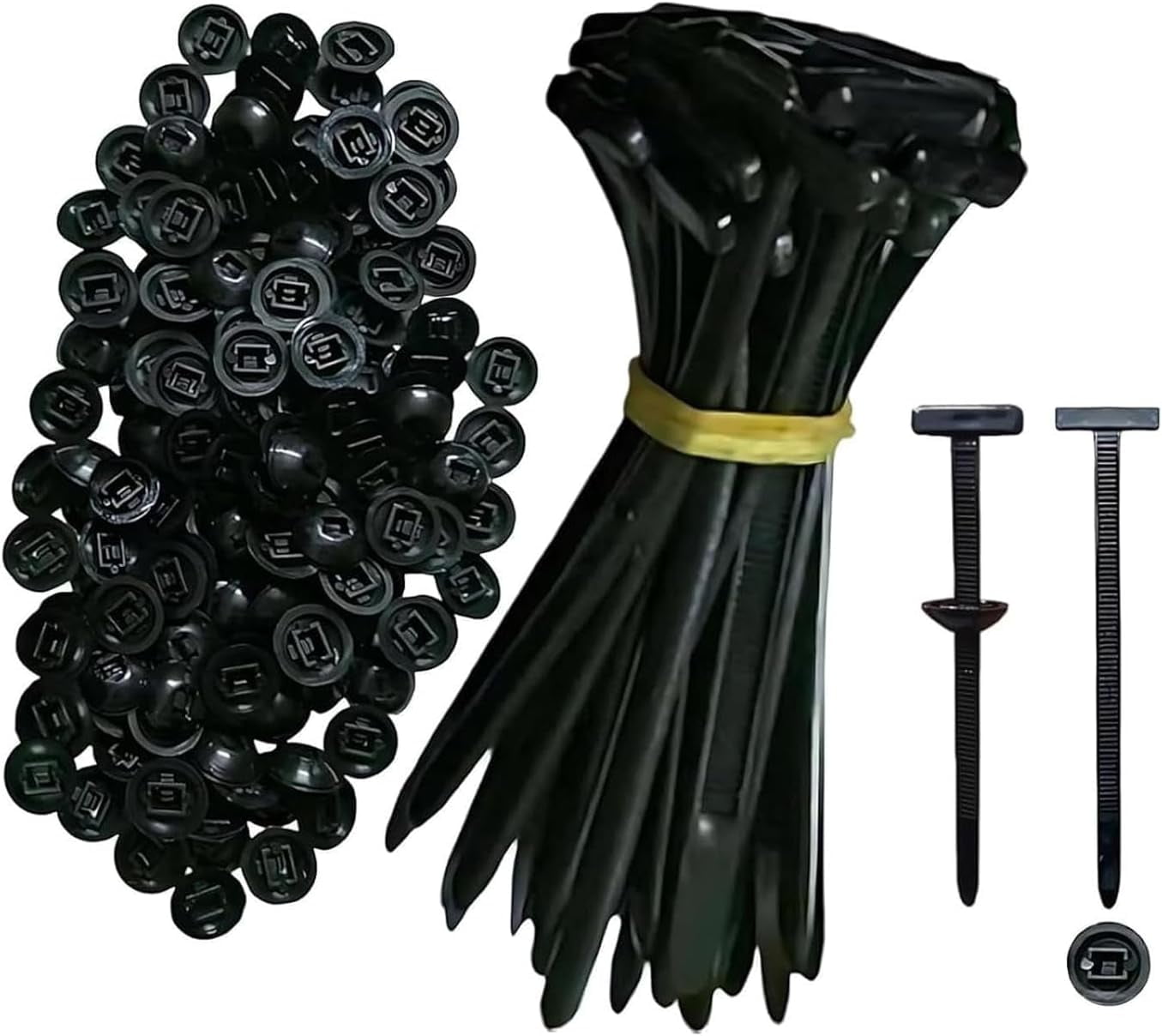 Grip Auto Zip Tie Buckles, 2025 New Heavy Duty Self-Locking Nylon Zip ...