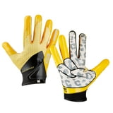 Grip Boost Peace Football Gloves Pro Elite - Adult Sizes (Yellow ...
