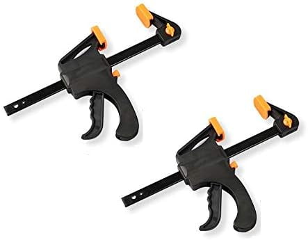 Grip Clamp, 2 Pack 10 Inch Clamps for Woodworking F Clamp C Clamp ...