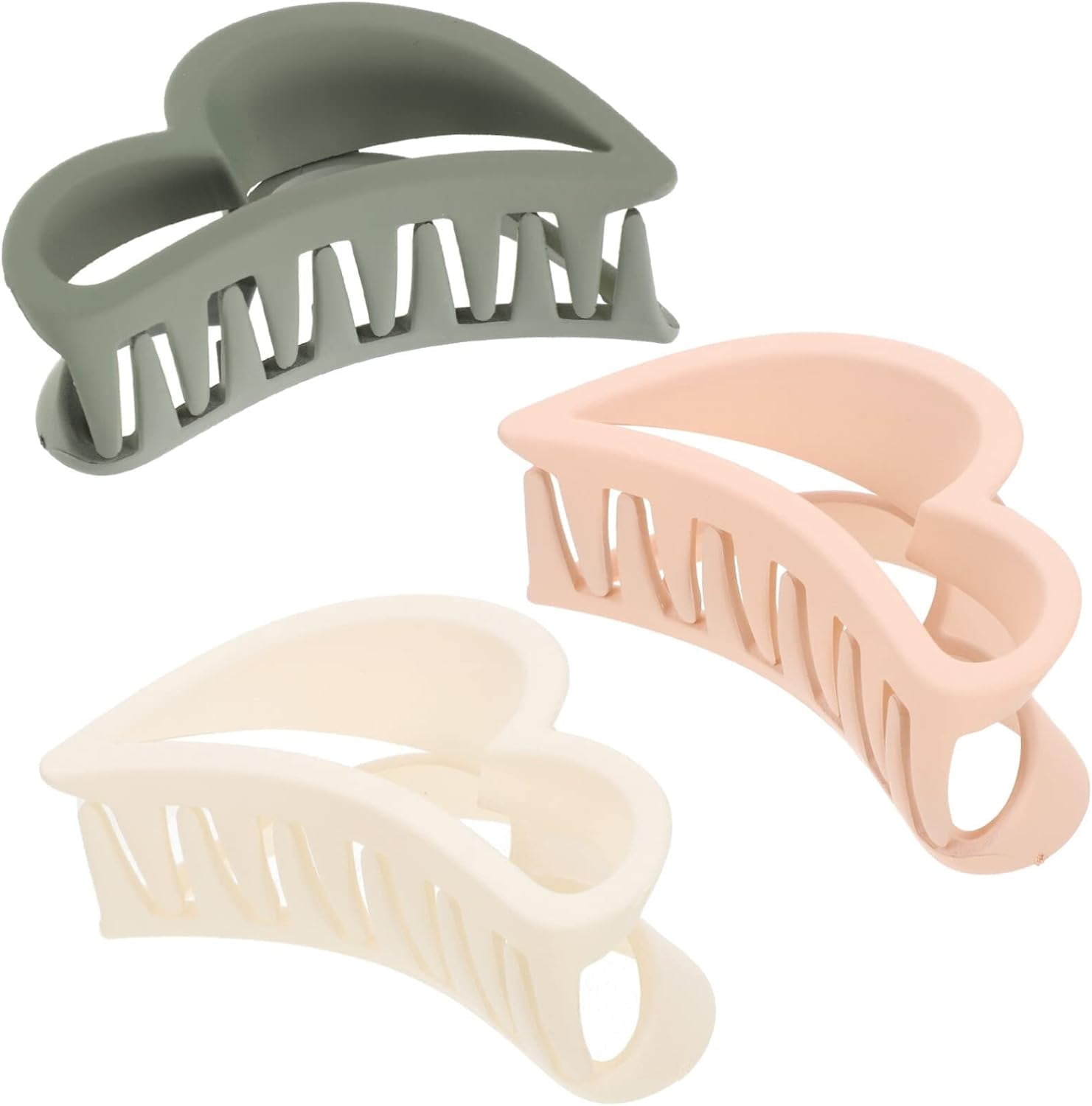 Grip Claw Clips for Women Heart Hair Clip Hair Barrettes for Women Hair ...
