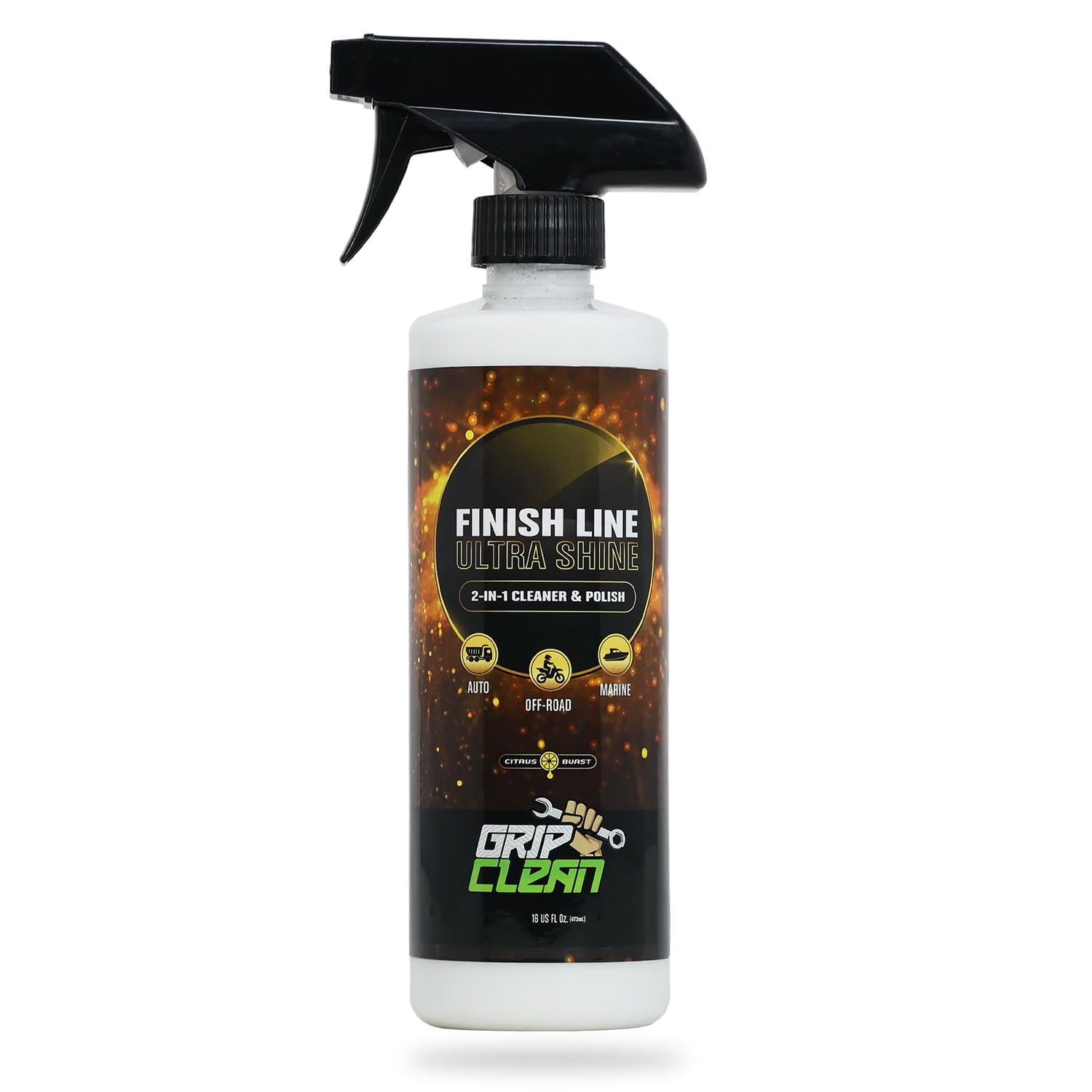 Grip Clean - Finish Line Ultra Shine 2-in-1 Cleaner and Polish Detailer ...