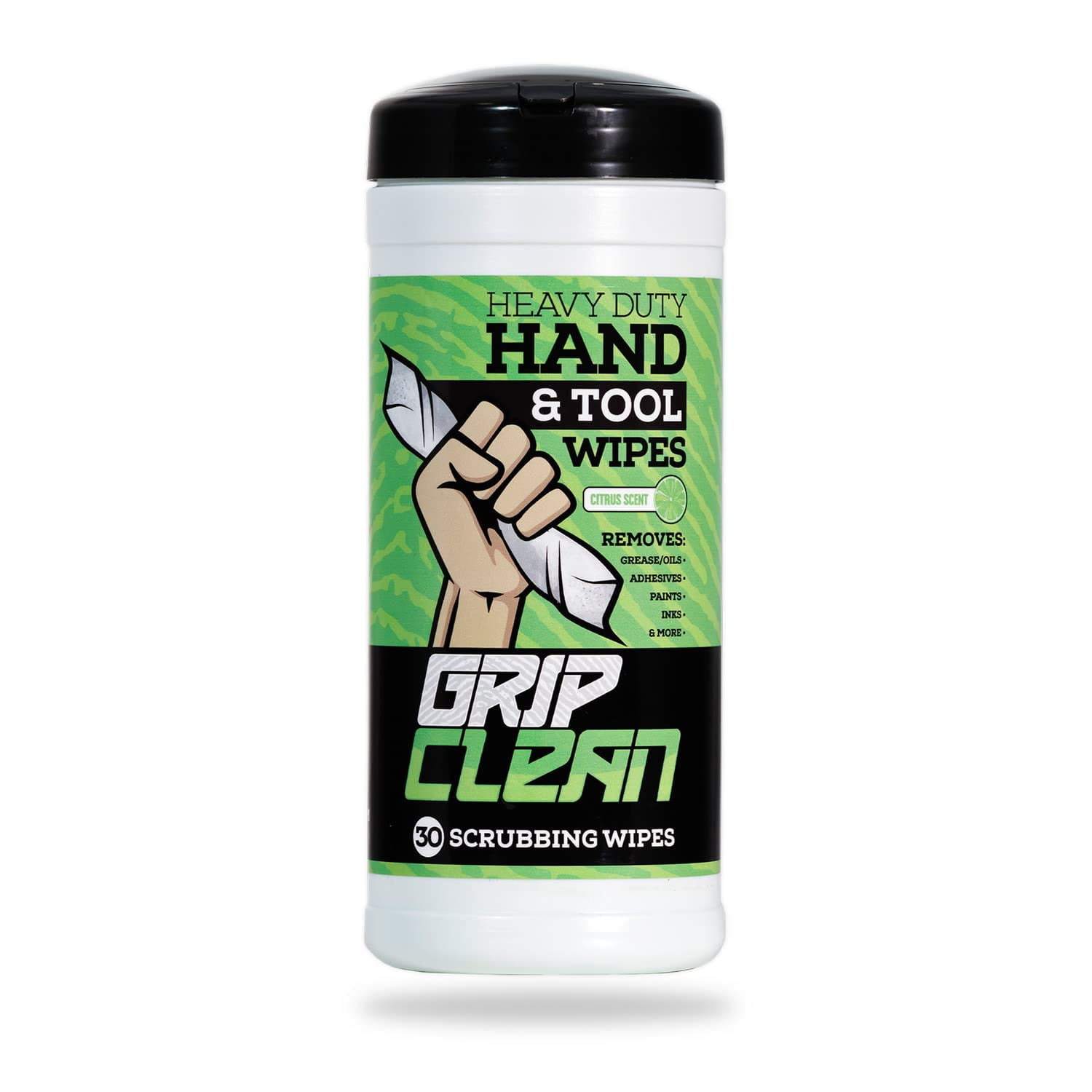 Grip Clean Heavy Duty Cleaning Wipes, Hands, Tool, & Surfaces ...