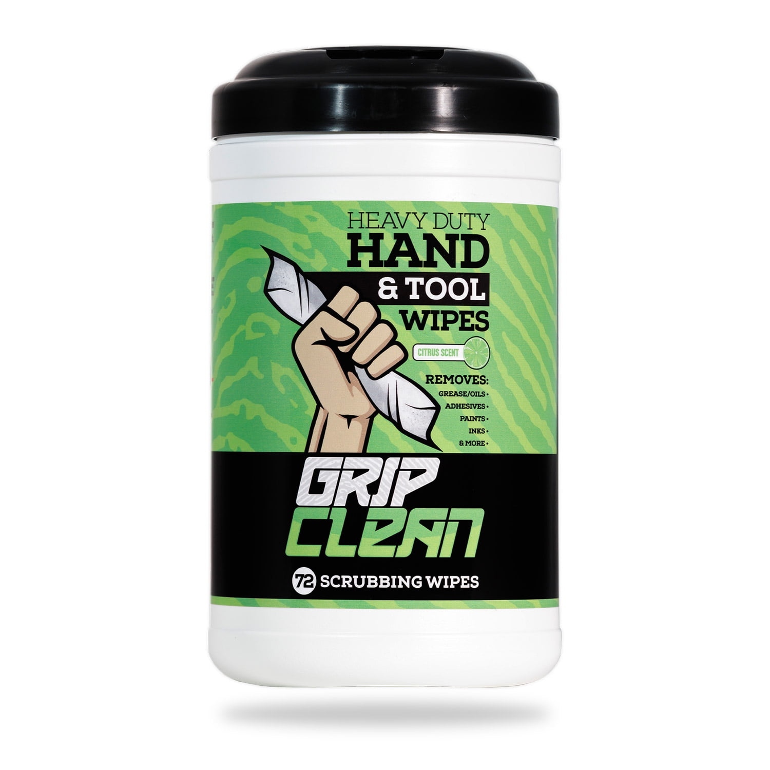 Grip Clean Heavy Duty Hand & Tool Wipes, Degreaser, Garage Essential ...