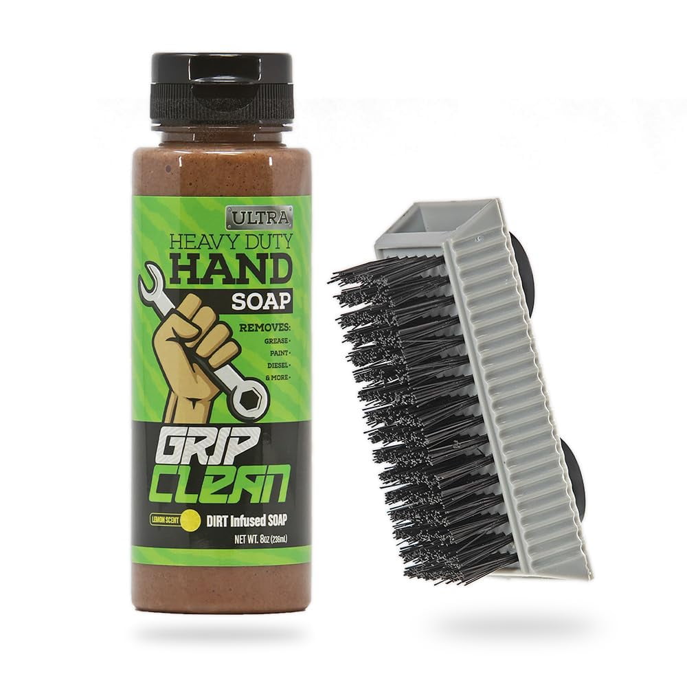Grip Clean - Waterless Hand Cleaner for Auto Mechanics - Heavy Duty ...