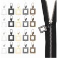 "Grip-Lock" Metal Zipper Repair Tabs - Removable Zinc Alloy Pullers for ...