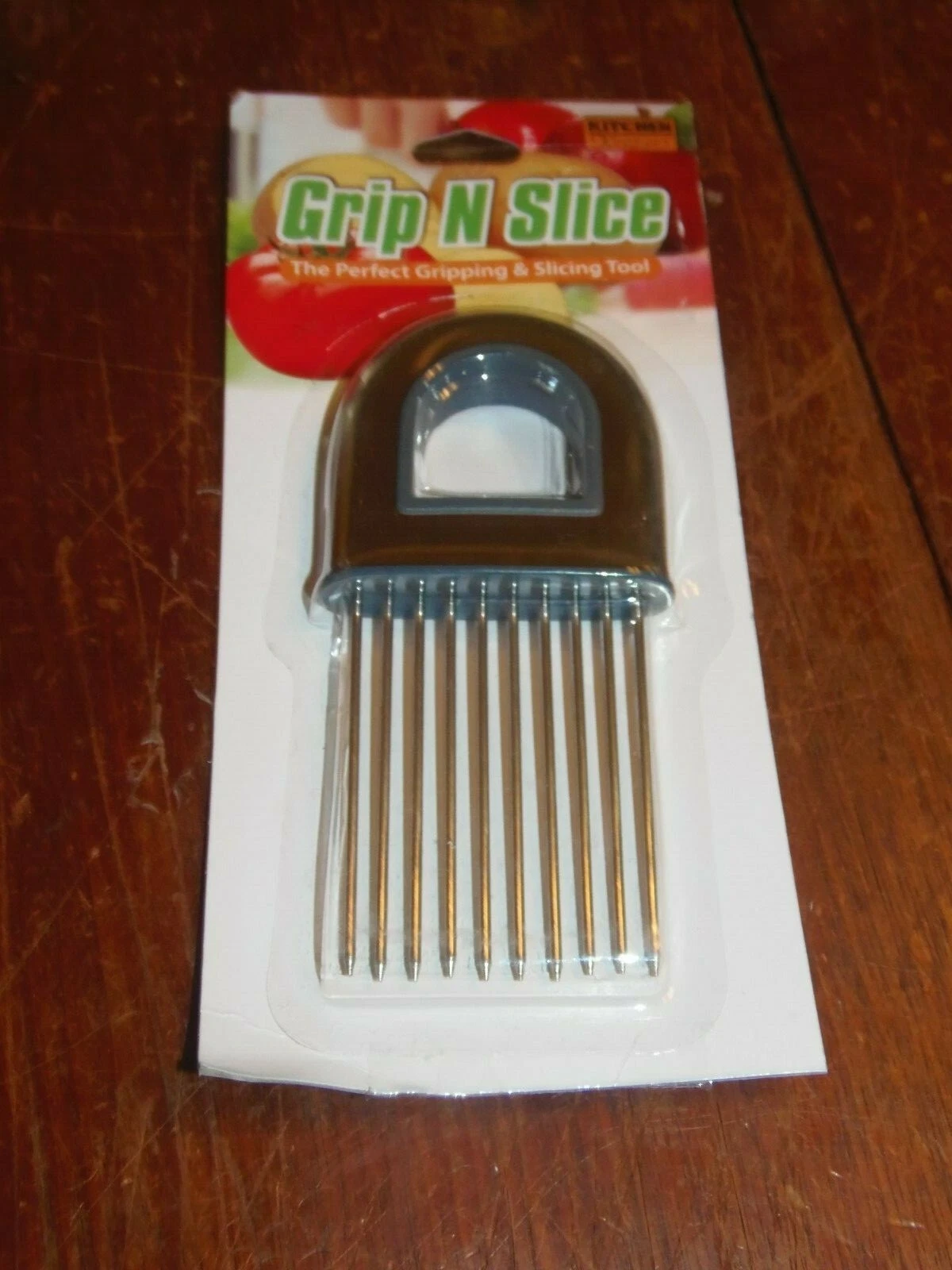 Grip 'N Slice, Hold 'N Slice, Chop 'N Slice Stainless Steel Slicer (Ly ...