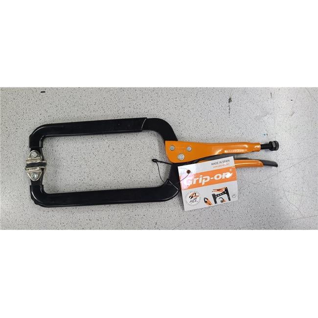 Grip-On GR224L150 6 in. Light-Weight Long C-Clamp with Swivel Rubber ...