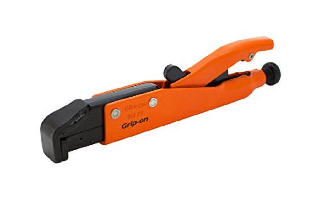 Grip-On 91207 7-Inch Axial Grip L-Shaped Locking Pliers in Orange Epoxy ...