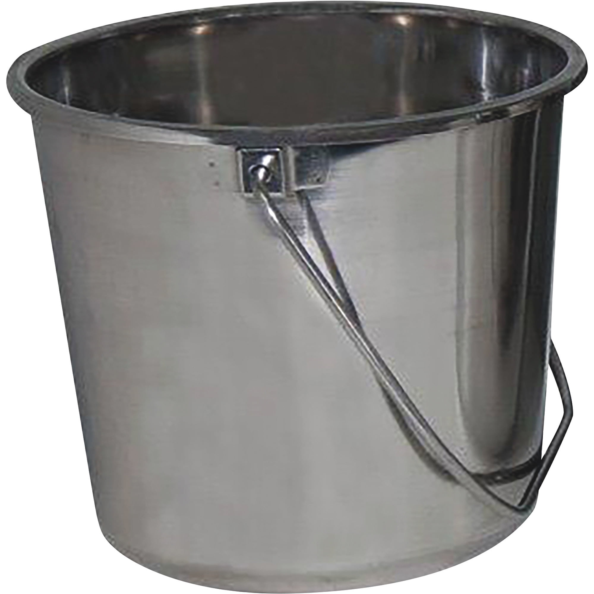 GRIP 1-Gallon Stainless Steel Bucket, Seamless Design, Pet Care ...