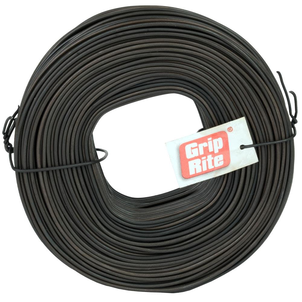 Grip-Rite 0.02 in. D X 335 ft. L Black Annealed Steel 16 Ga. Tie Wire ...