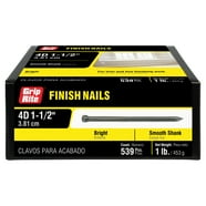 Grip Rite 6F 50 Lb 6D 2" Bright Finish Brad Head Nails - Walmart.com
