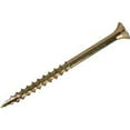 Grip-Rite #10 x 3-1/2 In. Flat Head Star Gold Construction Wood Screw ...