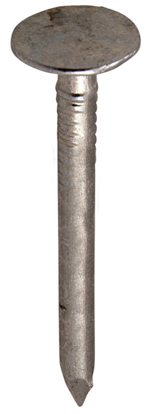 Grip-Rite 11 gauge x 1-1/2 in. Electro-Galvanized Roofing Nail (5 lb ...