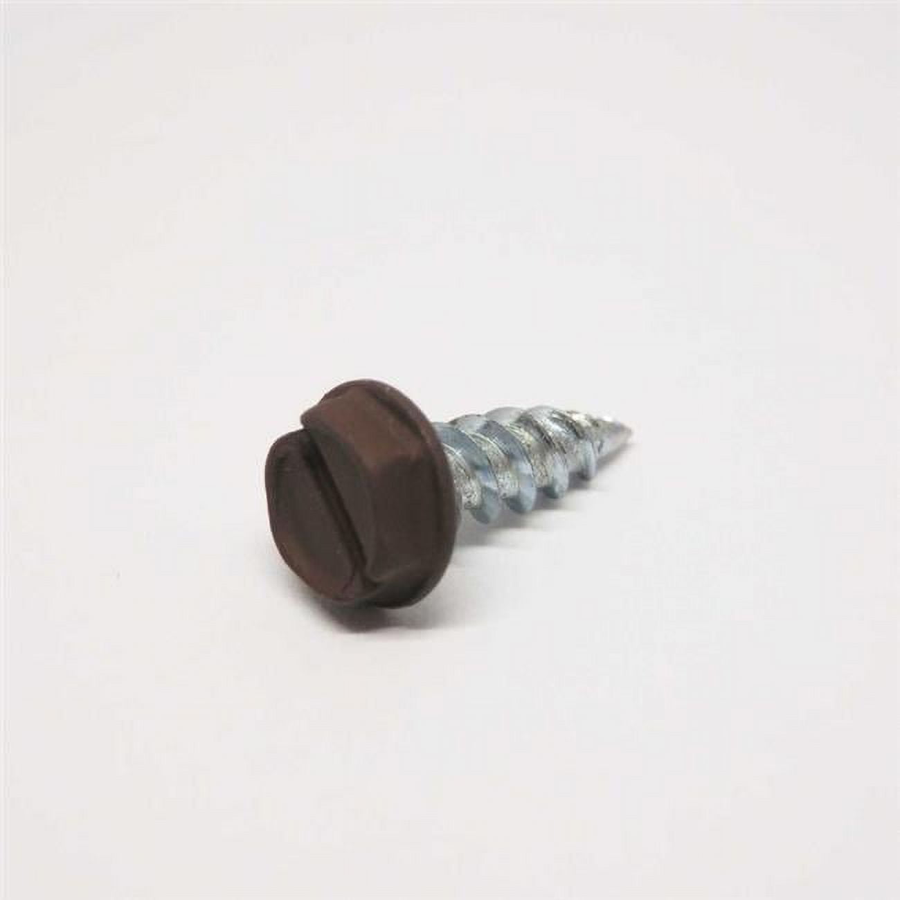 Grip-Rite 5035836 No. 8 x 0.5 in. Slotted Hex Head Gutter Screws - Pack ...