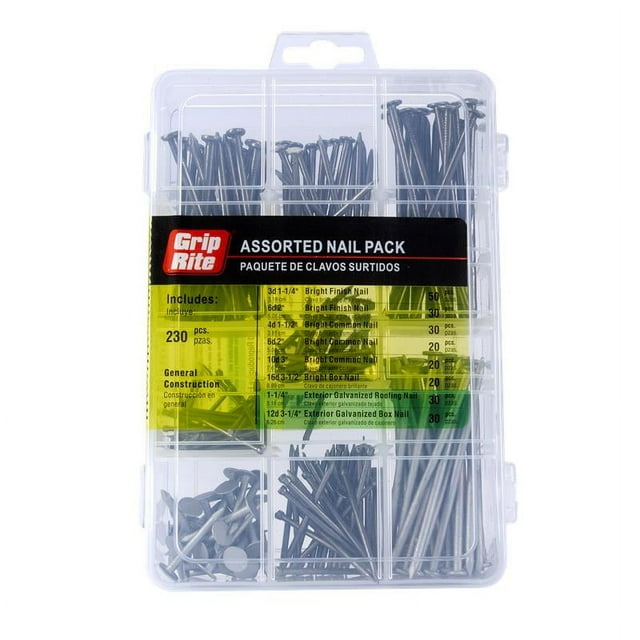 Grip-Rite Assorted Nail Kit - Walmart.com