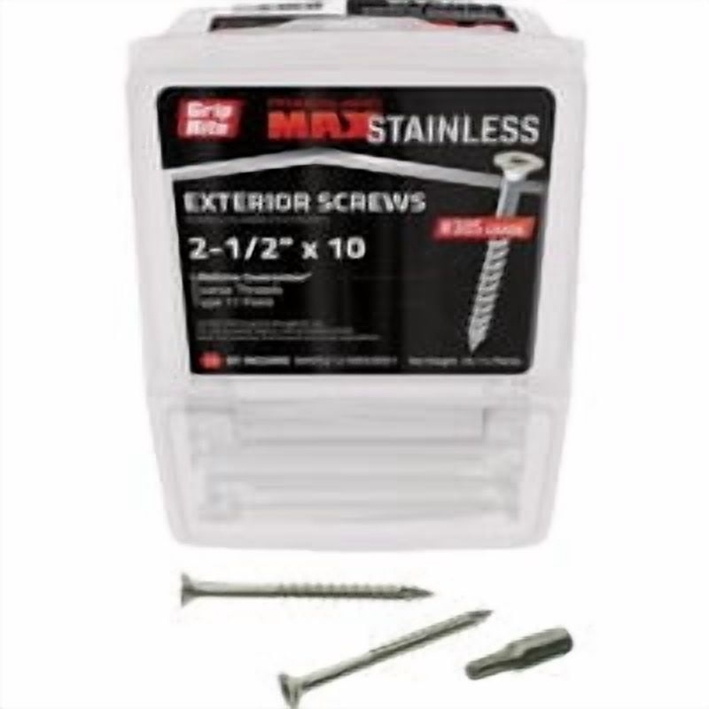 Grip Rite MAXS28DS3051#8 x 2 in. 305 Stainless Steel Star Bugle Head ...