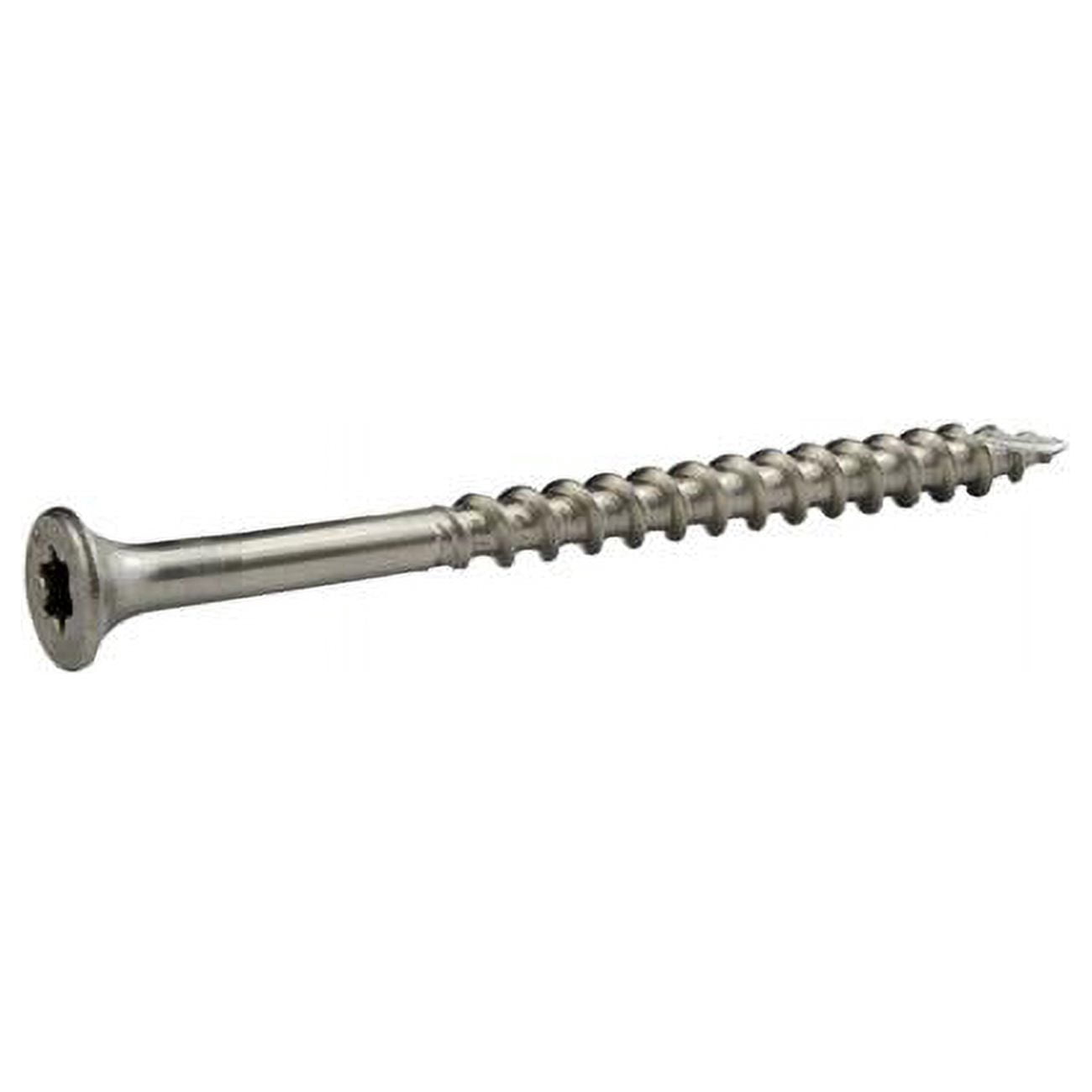 Grip-Rite No.10 Wire x 3 in. Star Bugle Head Deck Screws, Silver - 1 ...