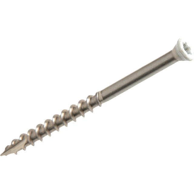 Grip-Rite PrimeGuard Max #7 x 2-1/4 In. Star Drive White Head Stainless ...