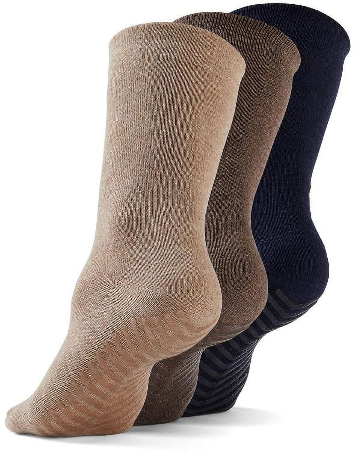 Grip Socks - Non-Slip Socks for Women and Men - Hospital Socks - 3 ...