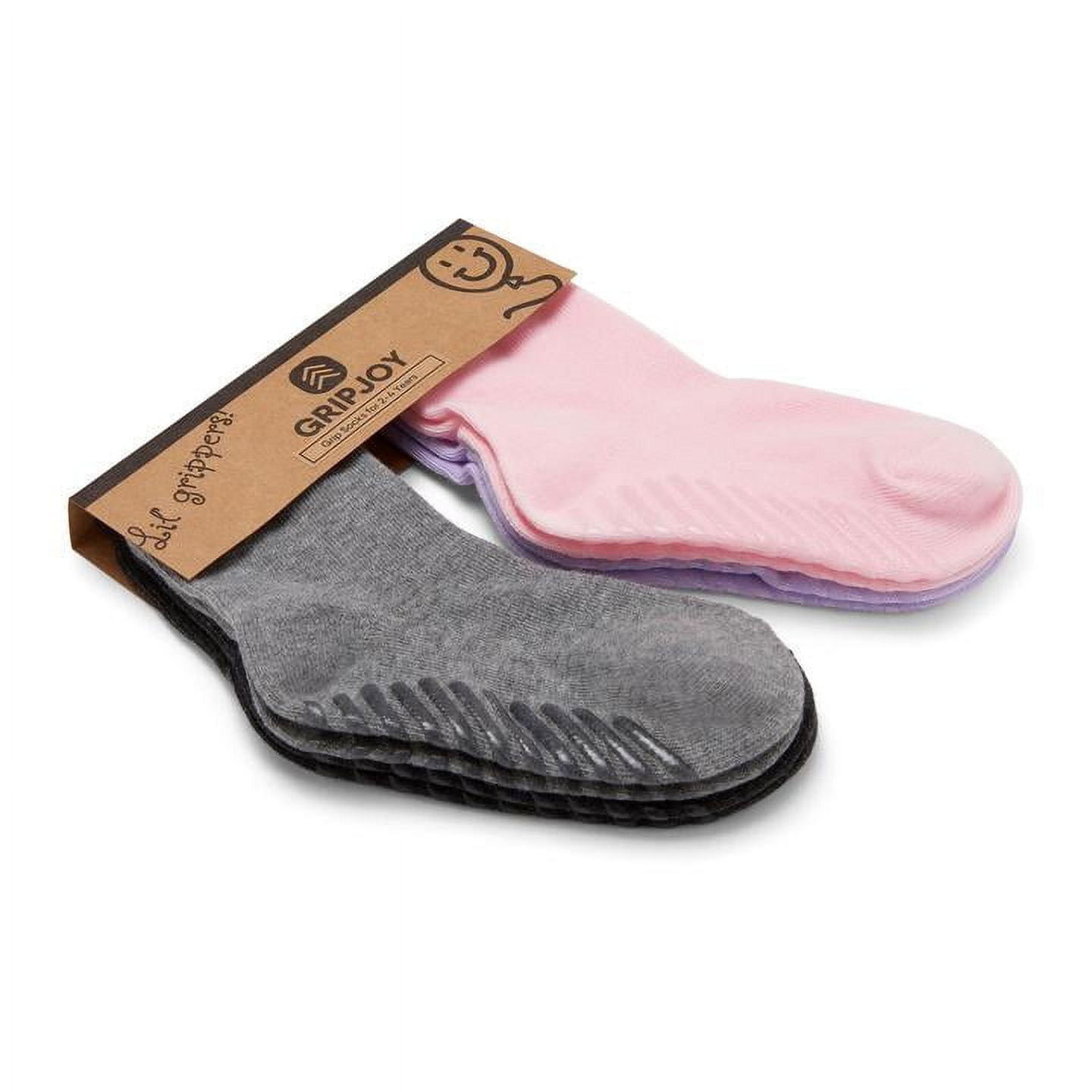 Grip Socks for Infants Toddlers Babies Kids Boys Girls 4pk - Walmart.com