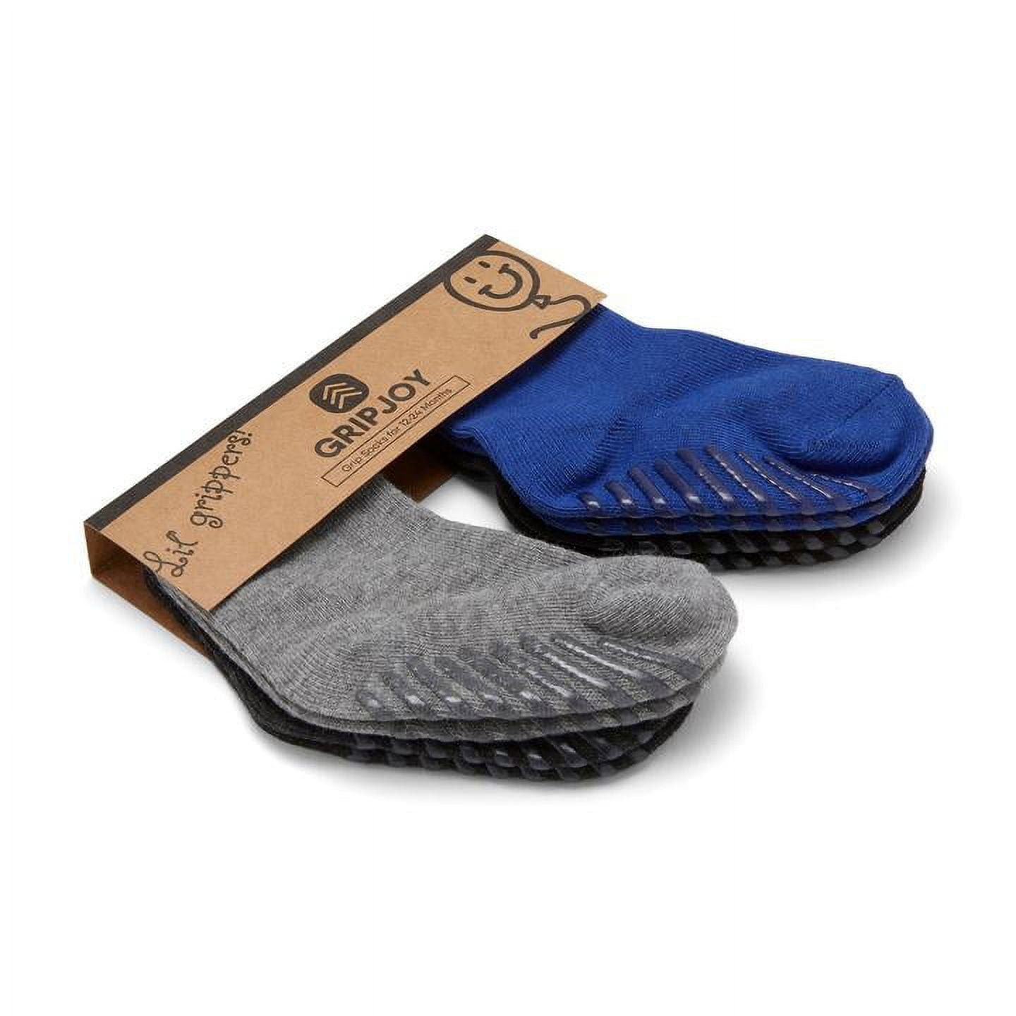 Gripjoy Lil' Grippers Non-Slip Anti-Skid Grip Socks for Infants ...