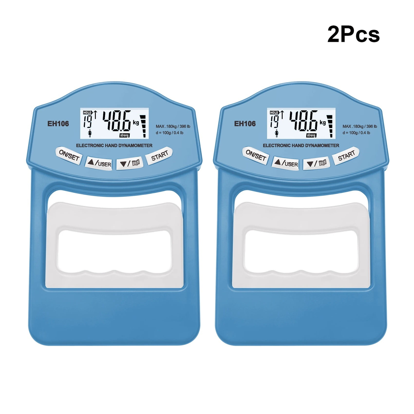 Grip Strength Tester, 396Lbs/180Kg Digital Hand Dynamometer Grip ...