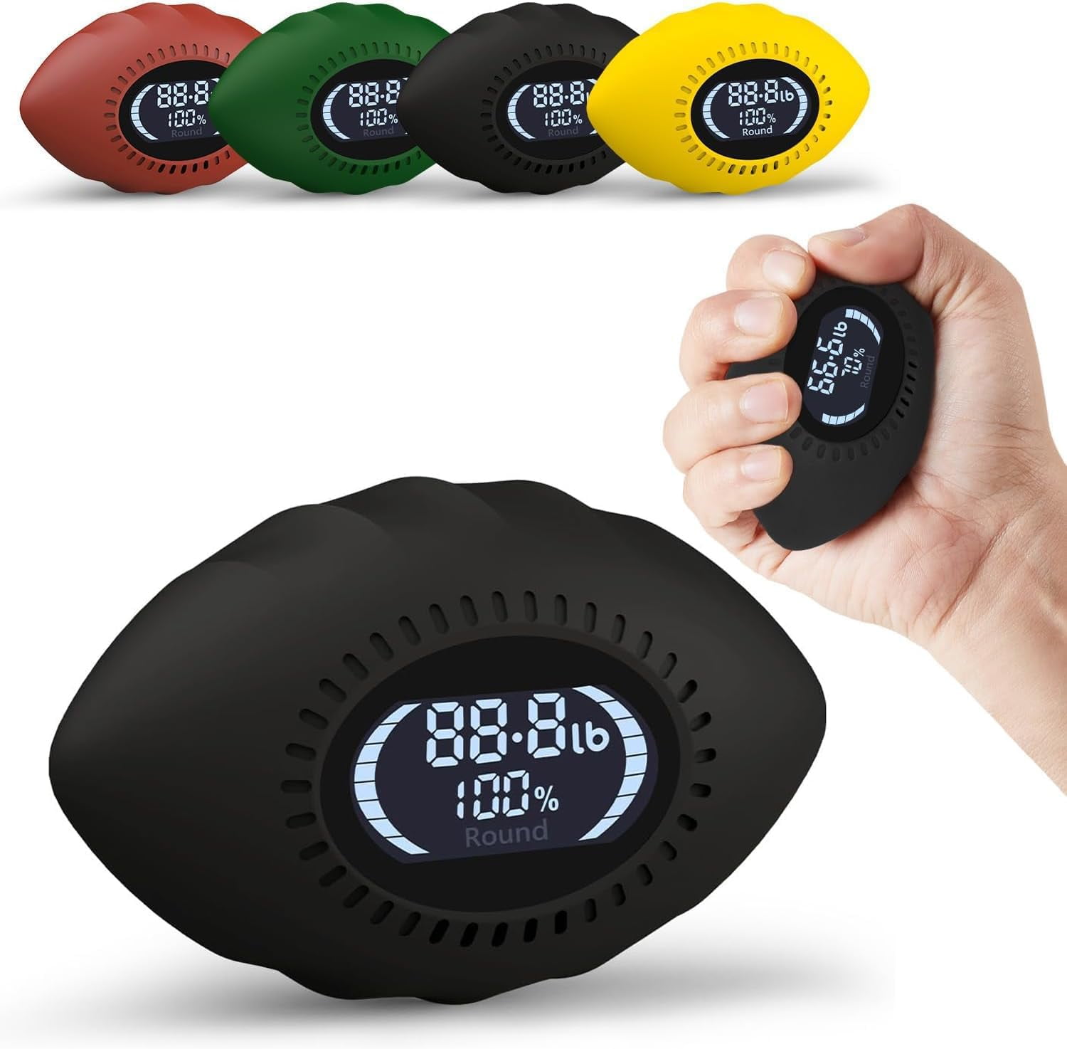Grip Strength Tester, Digital Grip Strength Trainer with Cheer Sound ...