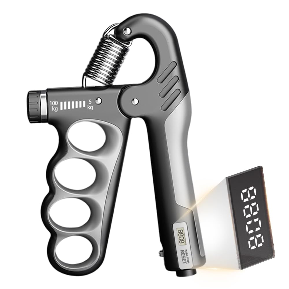 Grip Strength Trainer 2025 New 5-100KG/11-220LB Adjustable Hand Gripper ...